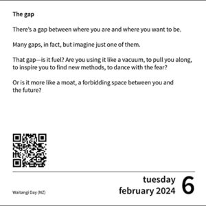 Ship it. 2024 Day-to-Day Calendar: A year of doing work that matters.