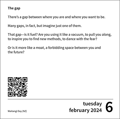 Ship it. 2024 Day-to-Day Calendar: A year of doing work that matters.