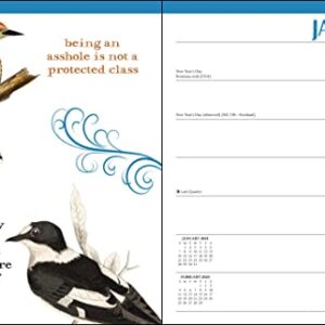 Effin' Birds 12-Month 2024 Monthly/Weekly Planner Calendar