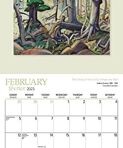 The Group of Seven AGO | 2023 12 x 24 Inch Monthly Square Wall Calendar | English/French Bilingual | Wyman Publishing | Painting Art Gallery Images