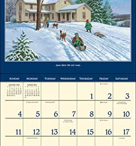 John Sloane's Country Seasons 2024 Deluxe Wall Calendar