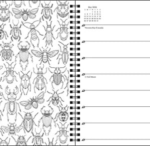 Johanna Basford 12-Month 2024 Coloring Weekly Planner Calendar: A Special Collection of Whimsical Illustrations