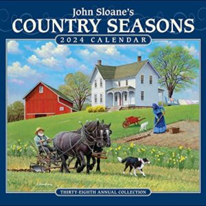 John Sloane's Country Seasons 2024 Deluxe Wall Calendar