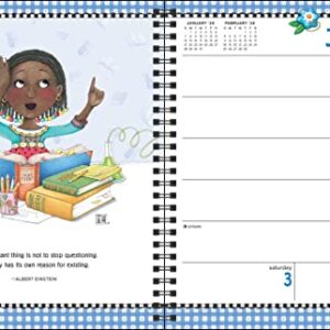 Mary Engelbreit's 12-Month 2024 Monthly/Weekly Planner Calendar: Always Seek Knowledge