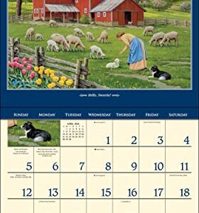 John Sloane's Country Seasons 2024 Deluxe Wall Calendar