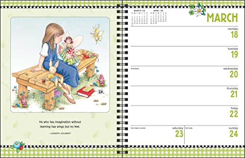 Mary Engelbreit's 12-Month 2024 Monthly/Weekly Planner Calendar: Always Seek Knowledge