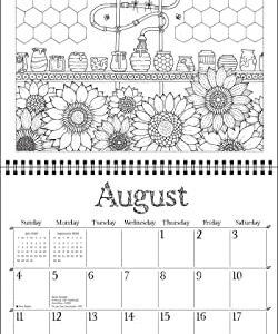 Johanna Basford 2024 Coloring Wall Calendar: Rooms of Wonder