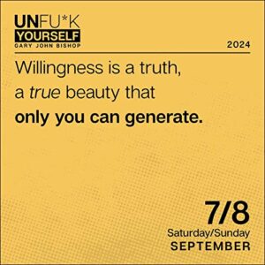 Unfu*k Yourself 2024 Day-to-Day Calendar: Get Out of Your Head and Into Your Life