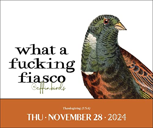 Effin' Birds 2024 Day-to-Day Calendar