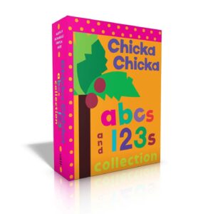 chicka chicka abcs and 123s collection (boxed set): chicka chicka abc; chicka chicka 1, 2, 3; words (chicka chicka book, a)