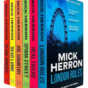 Slough House Thriller Series Books 1 - 6 Collection Box Set by Mick Herron (Slow Horses, Dead Lions, Real Tigers, Spook Street, London Rules & Joe Country)