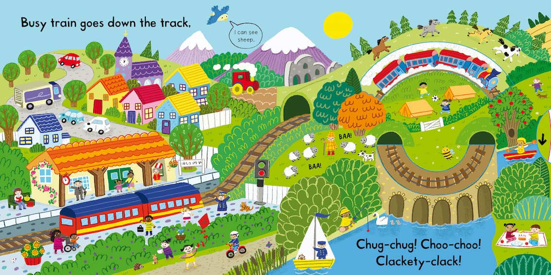 Busy Trains (Campbell Busy Books, 59)