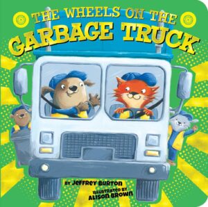 the wheels on the garbage truck