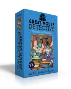 the great mouse detective mastermind collection books 1-8 (boxed set): basil of baker street; basil and the cave of cats; basil in mexico; basil in ... the royal dare; basil and the library ghost