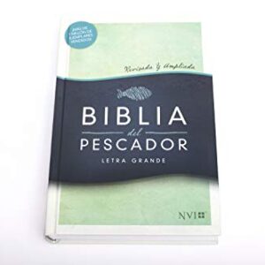 Nueva Versión Internacional Biblia del Pescador, letra grande, verde tapa dura | NVI Fisher of Men Bible, Large Print, Green, Hardcover (Spanish Edition)