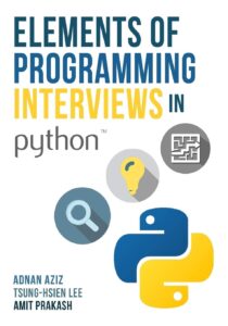 elements of programming interviews in python: the insiders' guide