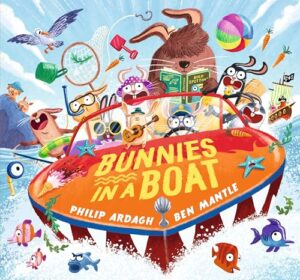 bunnies in a boat (sunny town bunnies)