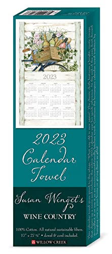 Wine Country 2023 Calendar Towel