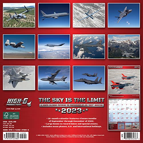 The Sky is the Limit 2023 Wall Calendar