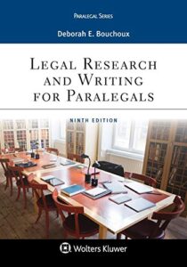 legal research and writing for paralegals