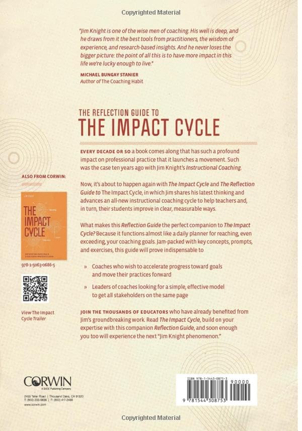 The Reflection Guide to The Impact Cycle: What Instructional Coaches Should Do to Foster Powerful Improvements in Teaching