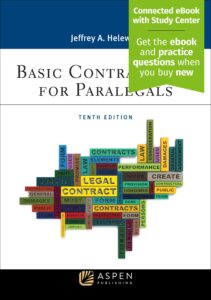 basic contract law for paralegals [connected ebook with study center] (aspen paralegal series)