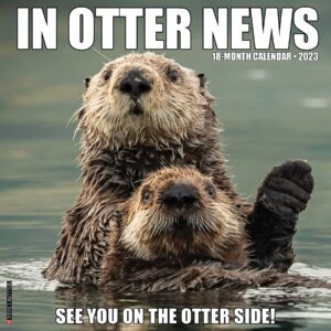 in otter news 2023 wall calendar