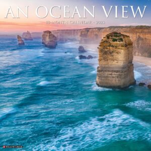 ocean view 2023 wall calendar