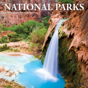 national parks 2023 mini wall calendar