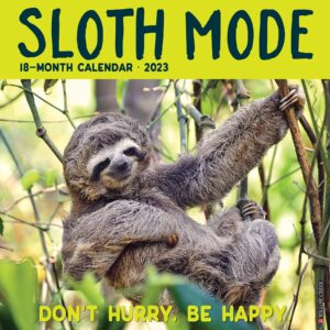 sloth mode 2023 wall calendar