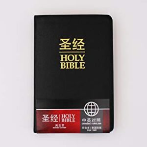 CUV (Simplified Script), NIV, Chinese/English Bilingual Bible, Bonded Leather, Black (Chinese Edition)