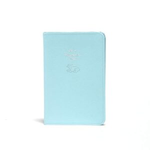 kjv baby's new testament, blue imitation leather