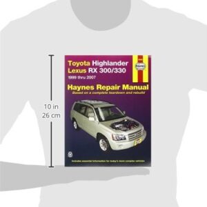 Toyota Highlander & Lexus RX-300/330, 1999 thru 2007 (Haynes Repair Manual)