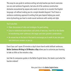 Better Sentence Writing in 30 Minutes a Day (Better English series)