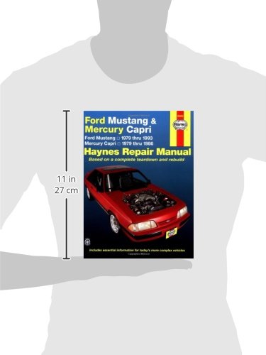 Ford Mustang, Ghia & Cobra (79-93) & Mercury Capri, Ghia & RS (79-86) with In-line 4 cyl & 6 cyl, V6 & V8 Haynes Repair Manual (Haynes Repair Manuals)