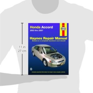 Honda Accord 2003-2007 Repair Manual (Hayne's Automotive Repair Manual)