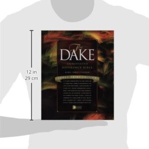 Dake Annotated Reference Bible-KJV-Large Print