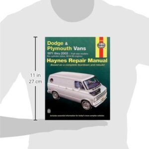 Dodge Tradesman, Sportsman & Plymouth Voyager Full-size in-line 6, V6 & V8 Vans (71-03) Haynes Repair Manual (Does not include information specific to CNG models) (Haynes Repair Manuals)