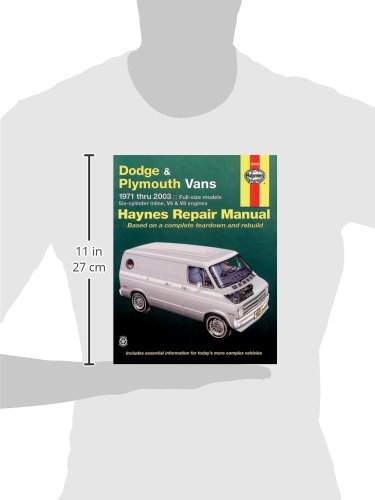 Dodge Tradesman, Sportsman & Plymouth Voyager Full-size in-line 6, V6 & V8 Vans (71-03) Haynes Repair Manual (Does not include information specific to CNG models) (Haynes Repair Manuals)