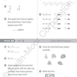 Evan-Moor Daily Math Practice, Grade 1