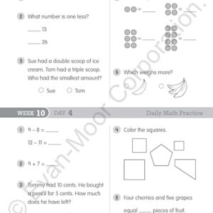 Evan-Moor Daily Math Practice, Grade 1