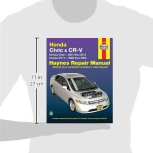 Honda Civic 2001-2010 & CRV 2002-2009 (Haynes Repair Manual)