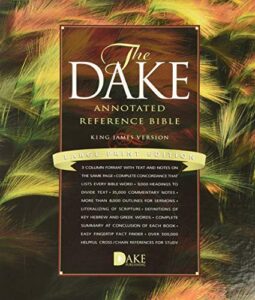 dake annotated reference bible-kjv-large print