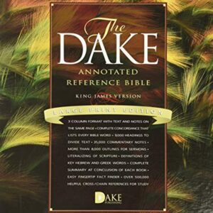 Dake Annotated Reference Bible-KJV-Large Print