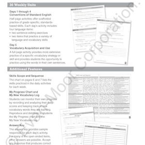 Evan-Moor Daily Language Review, Grade 6 Actvities Homeschooling & Classroom Resource Workbook, Reproducible Worksheets, Teacher Edition, Daily Practice, Skills Assessment, Grammar, Punctuation