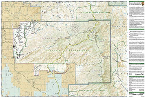 Saguaro National Park Map (National Geographic Trails Illustrated Map, 237)