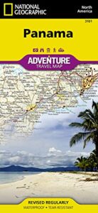 panama map (national geographic adventure map, 3101)