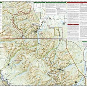 Glacier and Waterton Lakes National Parks Map (National Geographic Trails Illustrated Map, 215)