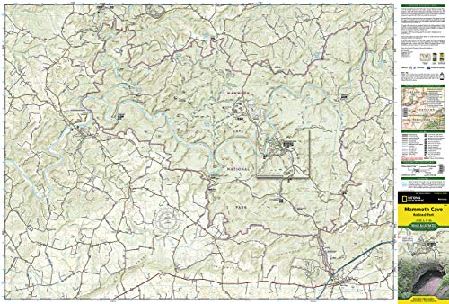 Mammoth Cave National Park Map (National Geographic Trails Illustrated Map, 234)