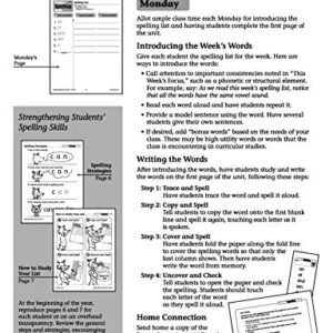 Evan-Moor Building Spelling Skills, Grade 1 - Homeschooling & Classroom Resource Workbook, Reproducible Worksheets, Teaching Edition, Spelling Strategies, Reading and Writing Skills